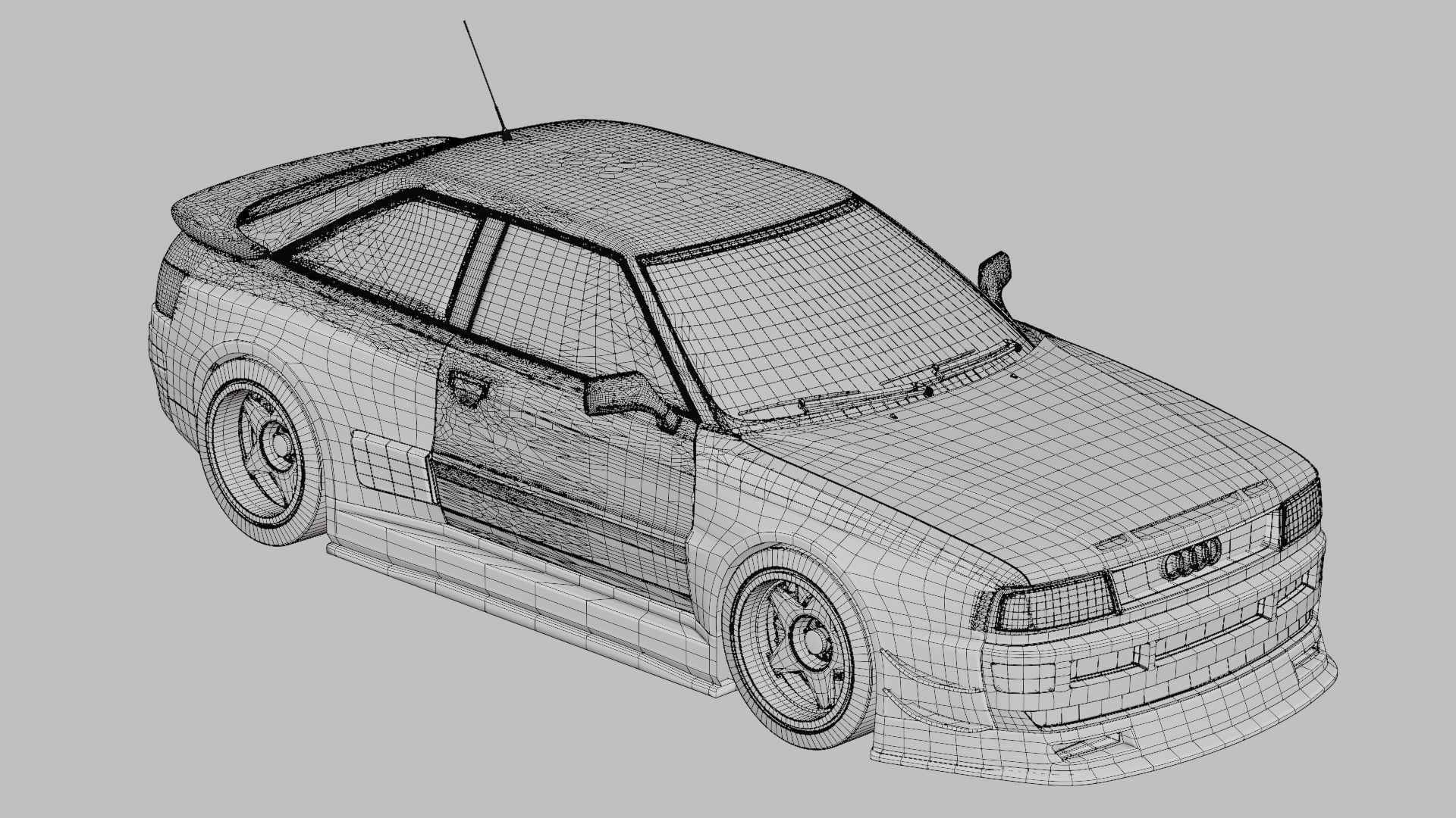 Audi A2 Widebody Kit 3D model | CGTrader