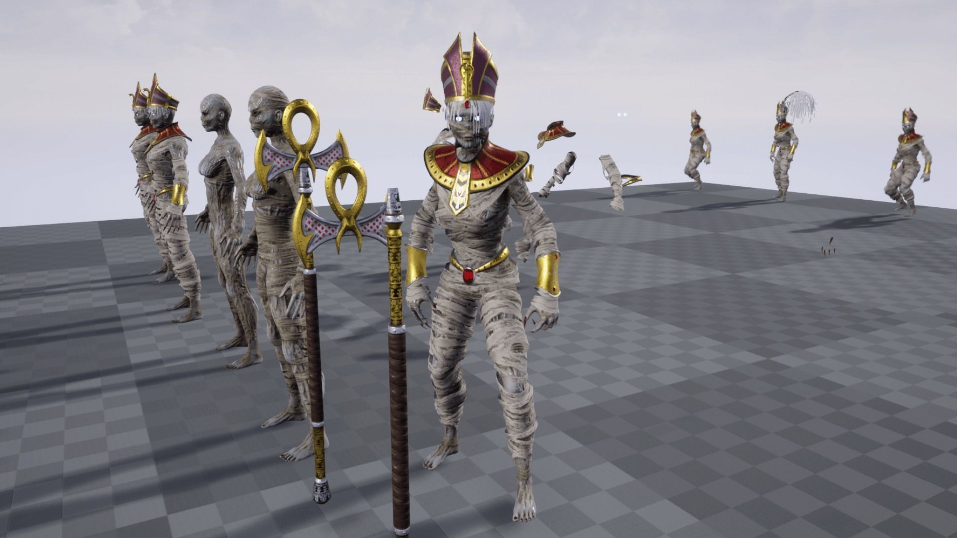 3D model Mummy Girl VR / AR / low-poly | CGTrader
