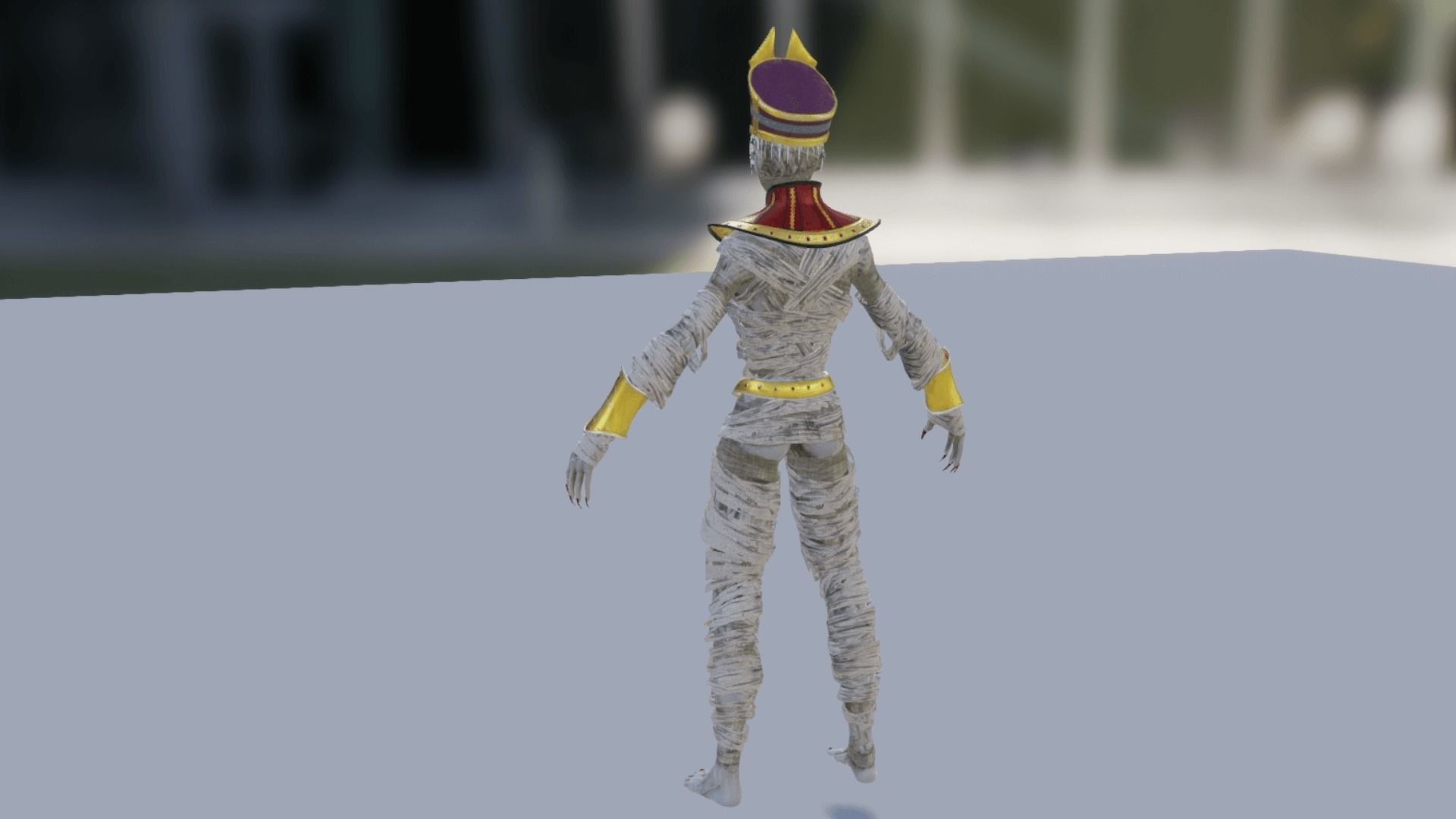 3D model Mummy Girl VR / AR / low-poly | CGTrader