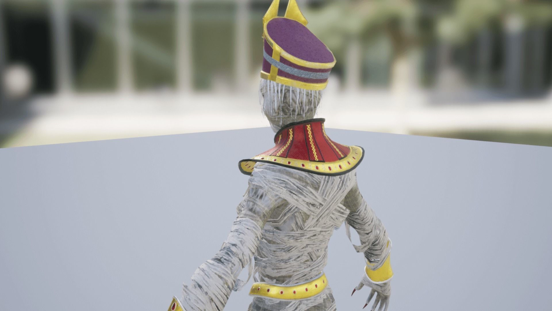 3D model Mummy Girl VR / AR / low-poly | CGTrader