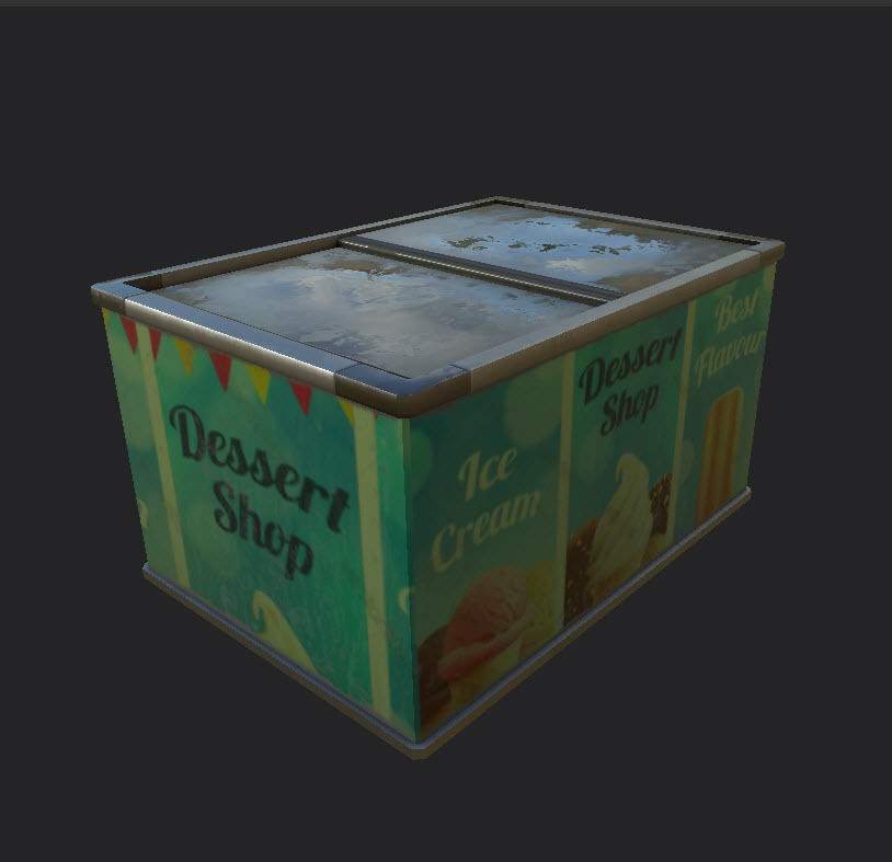3D model Deep Freezers VR / AR / low-poly | CGTrader