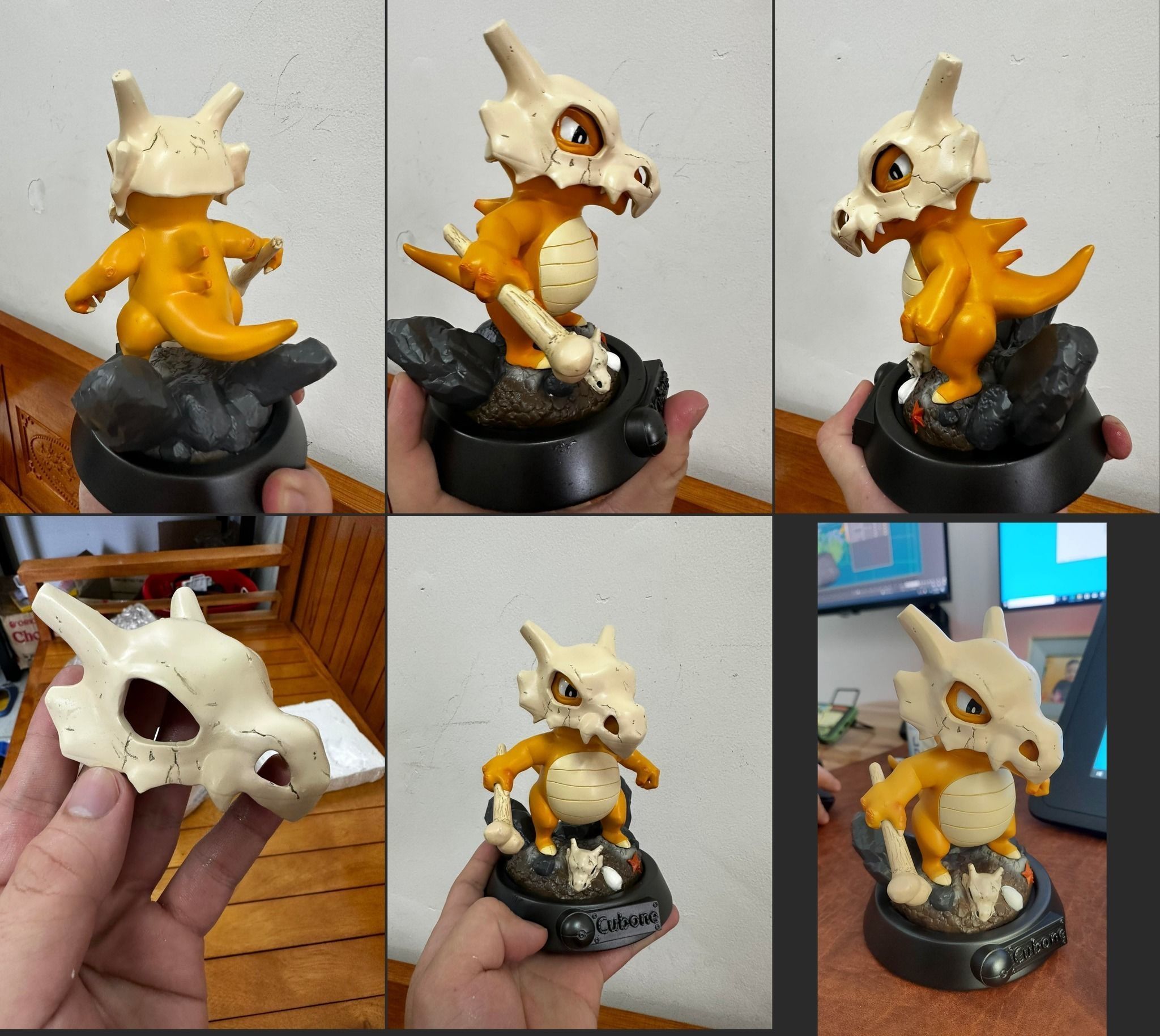 Pokemon Cubone 3D print STL file 3D model 3D printable | CGTrader