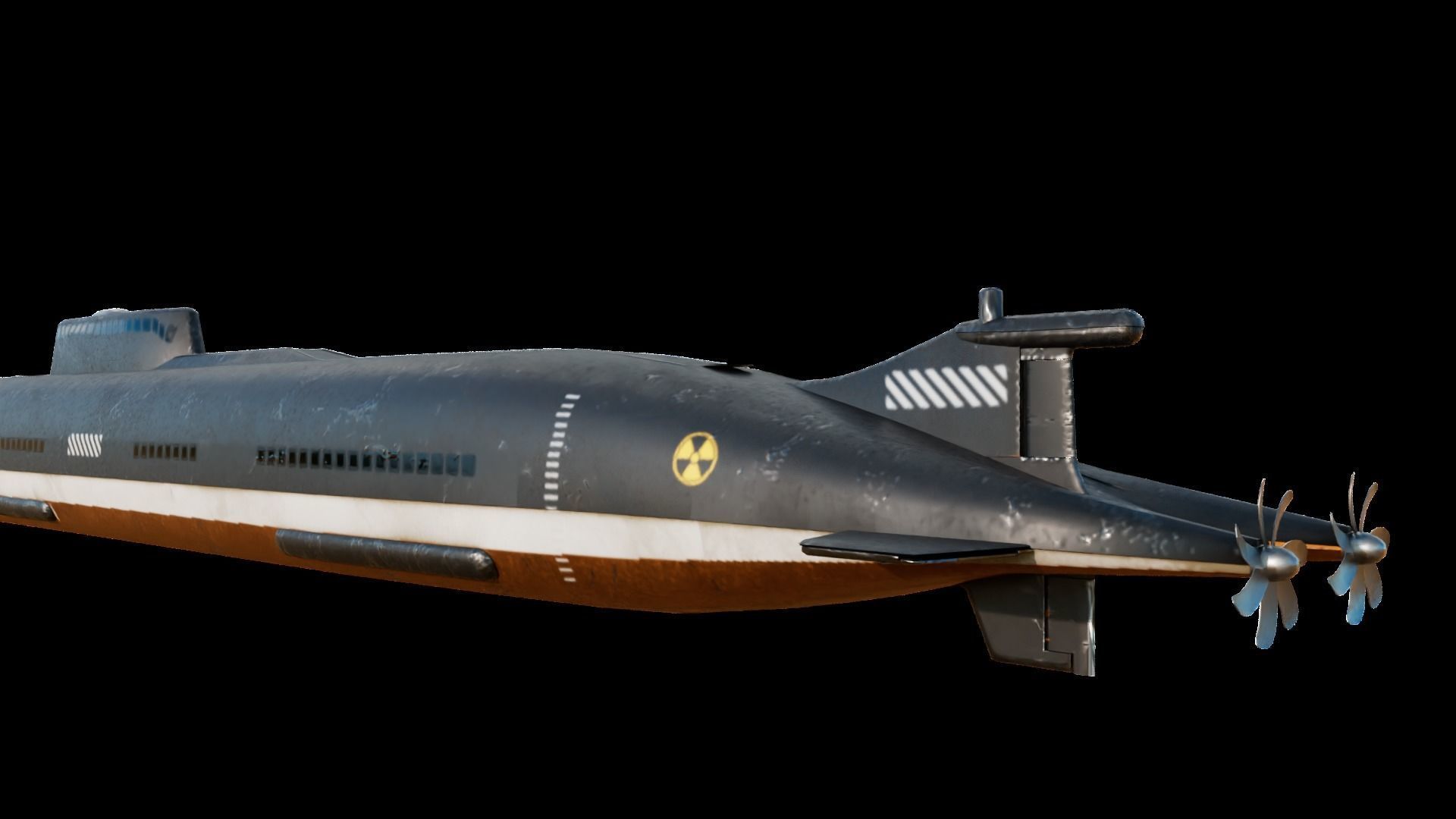 3D model Submarine 3D Model VR / AR / low-poly | CGTrader