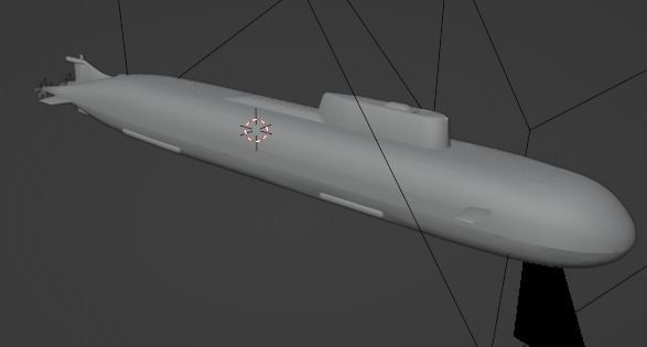 3D model Submarine 3D Model VR / AR / low-poly | CGTrader
