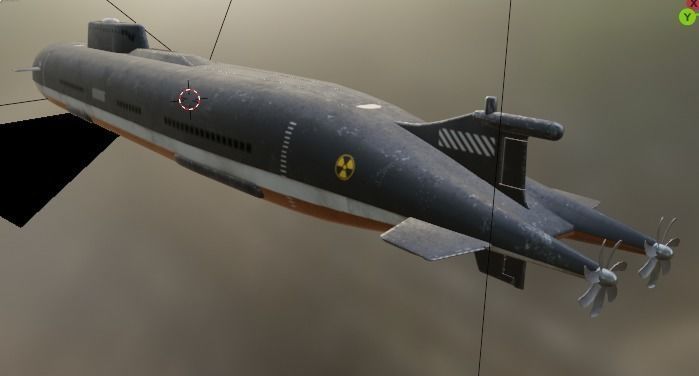 3D model Submarine 3D Model VR / AR / low-poly | CGTrader
