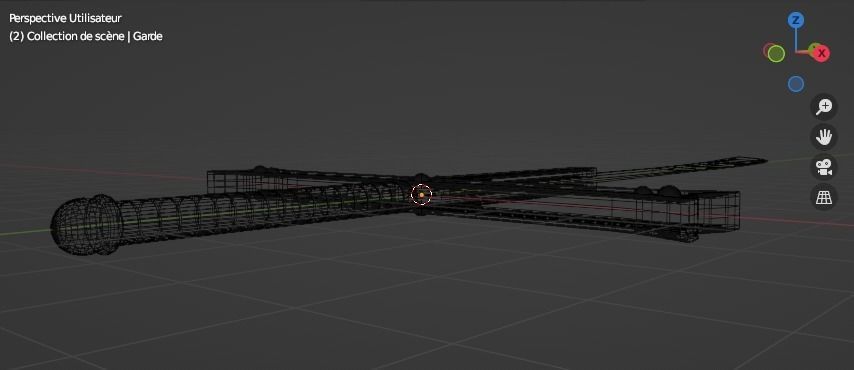 One Piece Mihawk sword Kokuto Yoru free VR / AR / low-poly 3D model ...