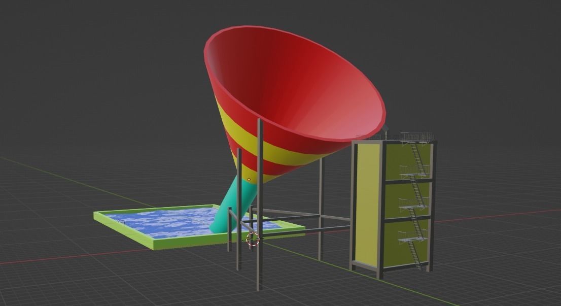 Cone Slide 3D model | CGTrader