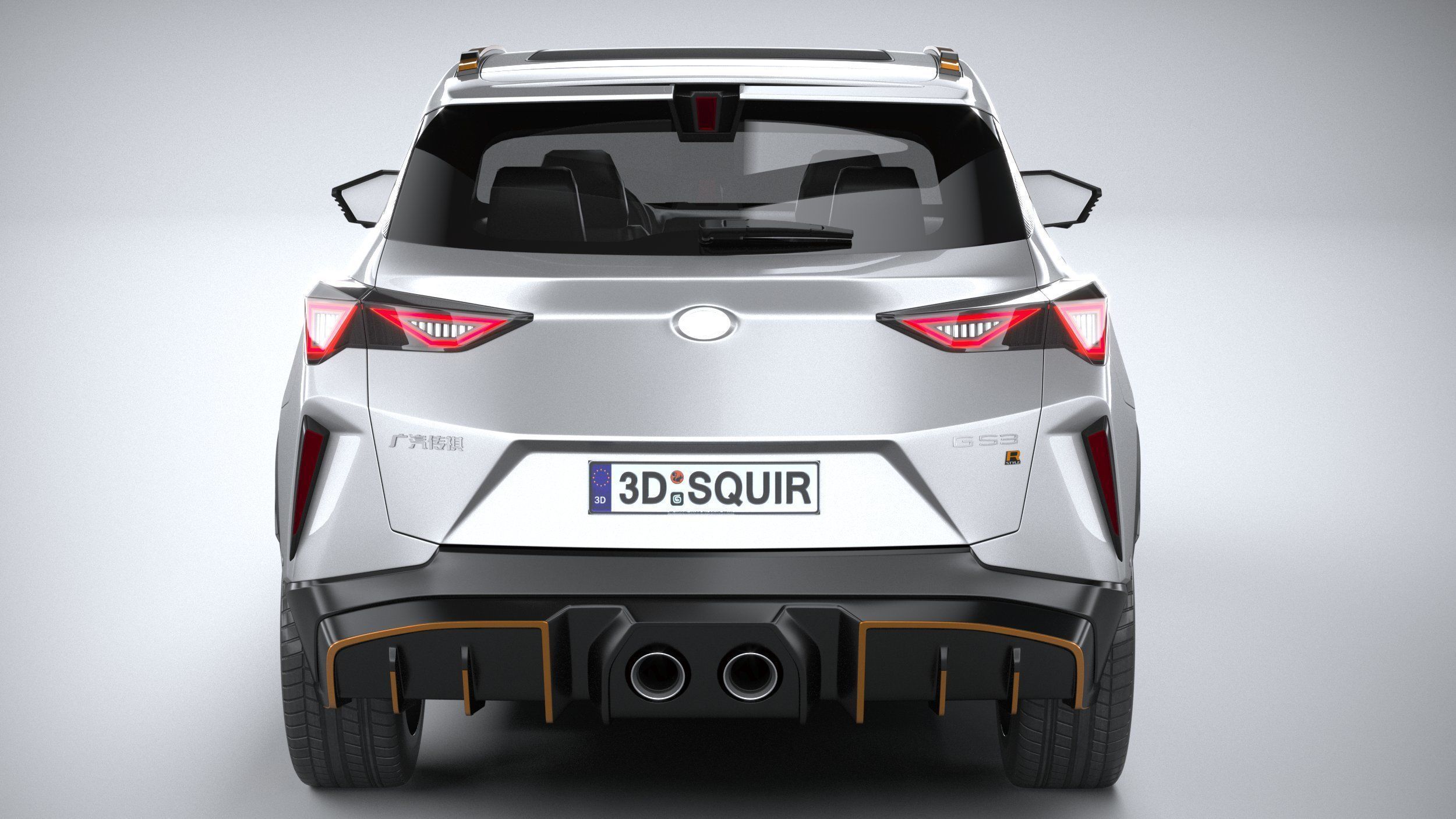 GAC GS3 2023 R Style 3D model | CGTrader