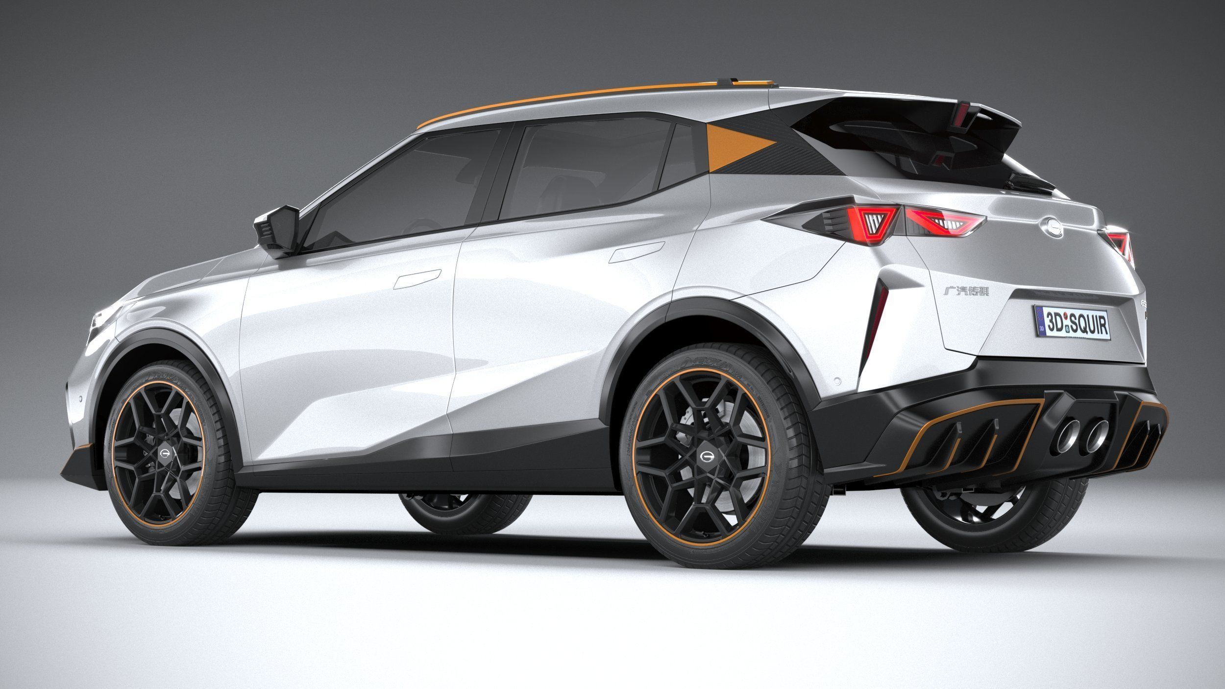 GAC GS3 2023 R Style 3D model | CGTrader