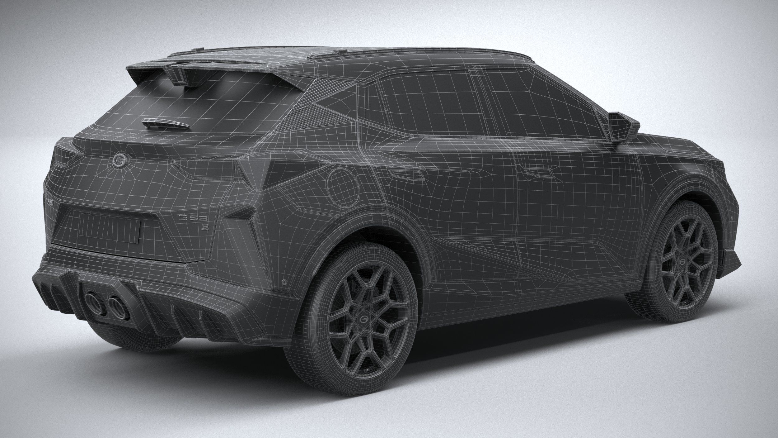 GAC GS3 2023 R Style 3D model | CGTrader