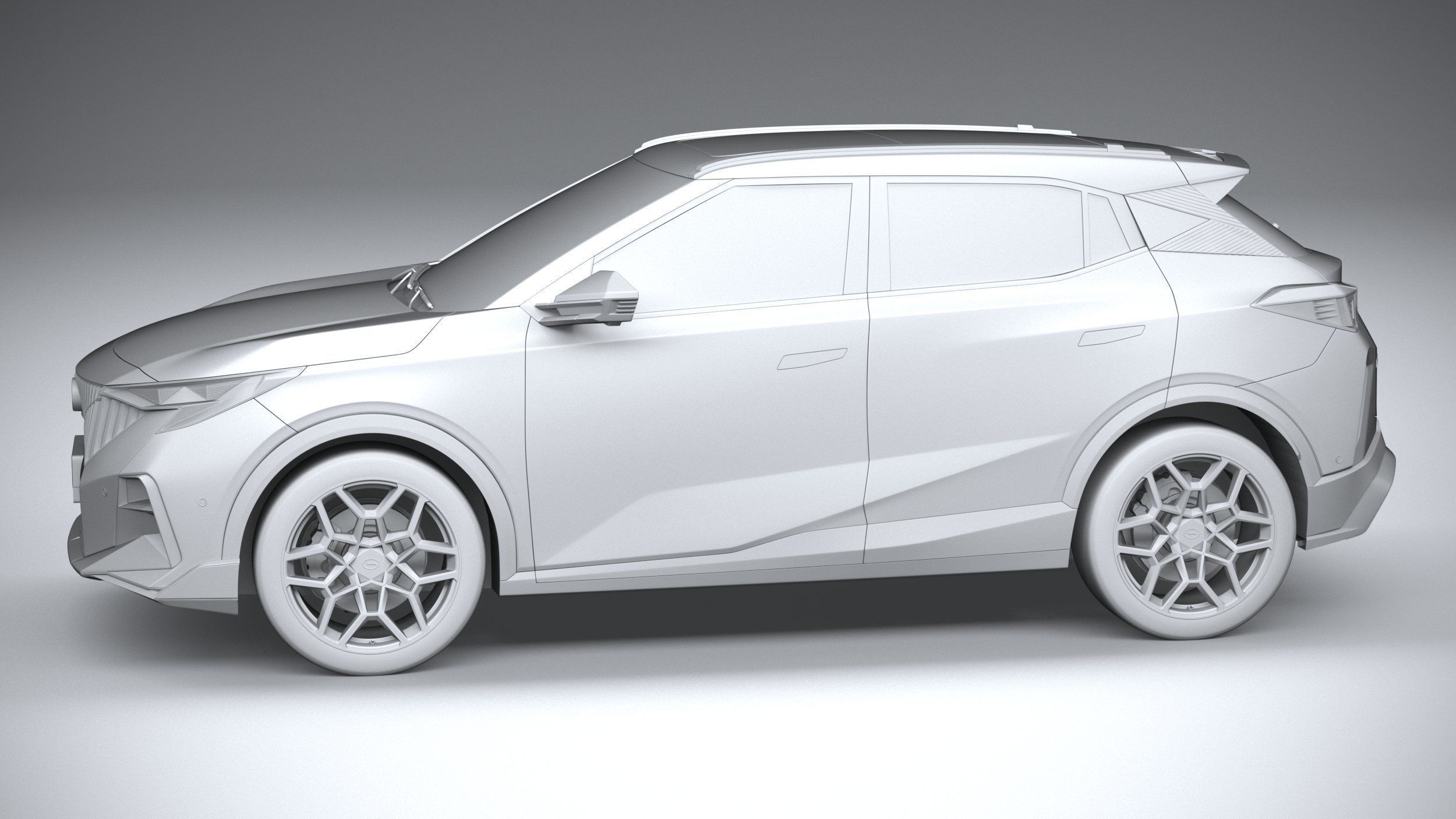 GAC GS3 2023 R Style 3D model | CGTrader