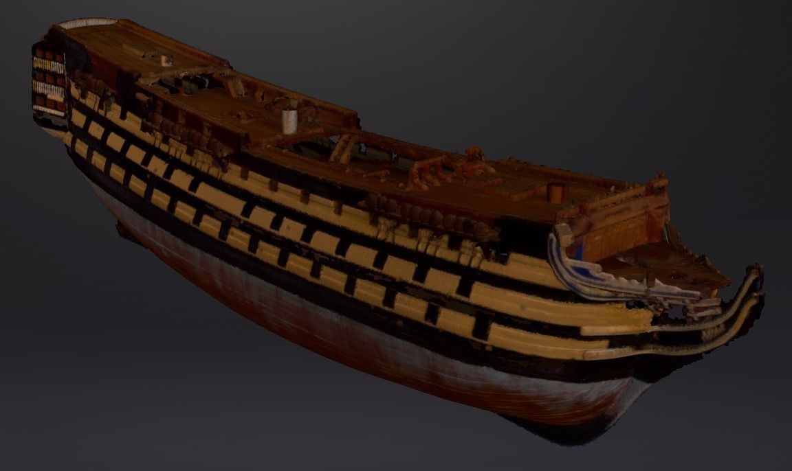 HMS Victory Battleship Model 3D Scan 3D model 3D printable | CGTrader