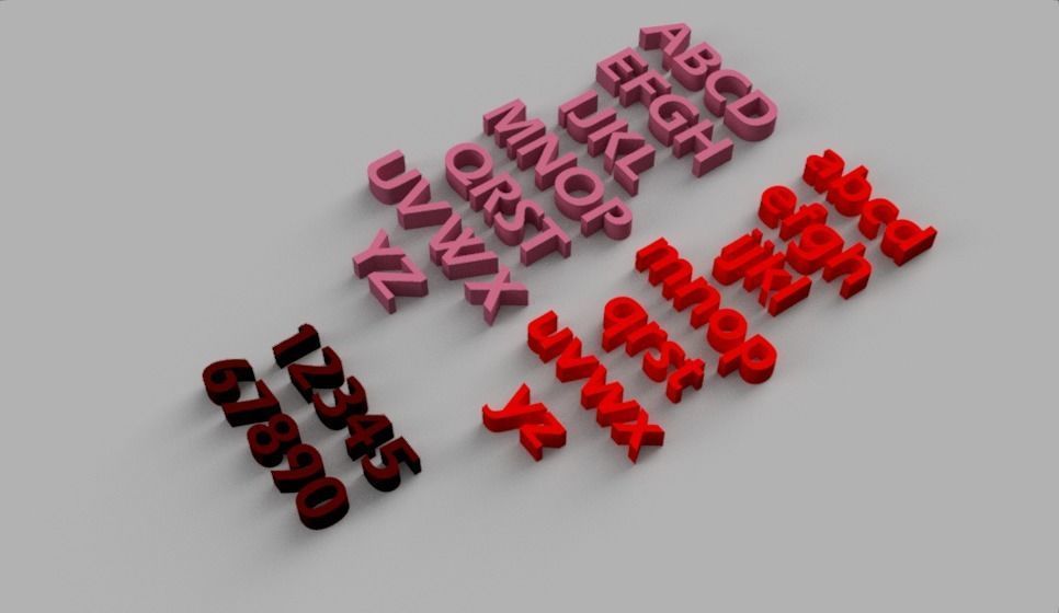 Eras demi itc font free 3D model | CGTrader