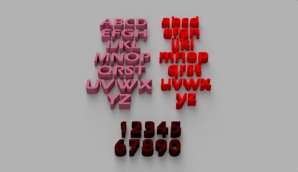 Eras demi itc font free 3D model | CGTrader