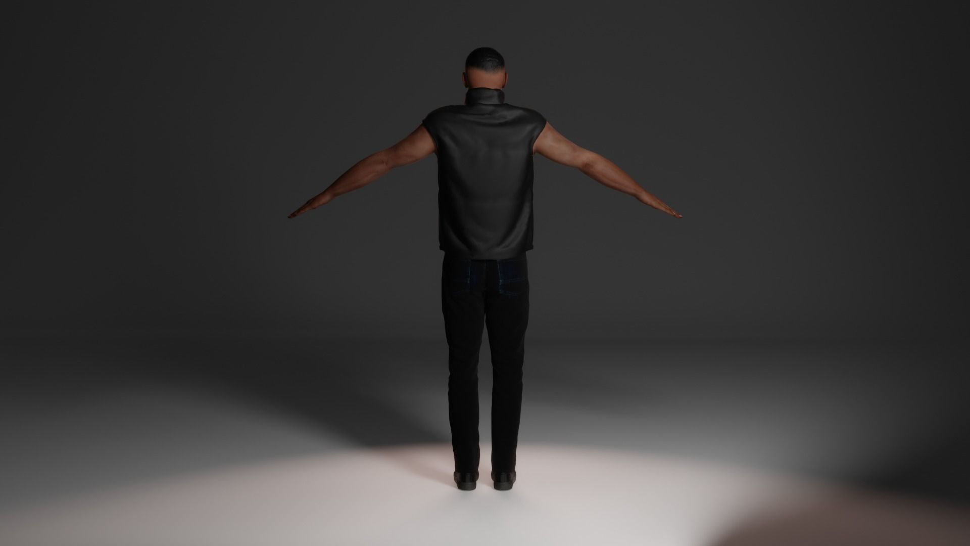 African American Male Character 3D model rigged | CGTrader