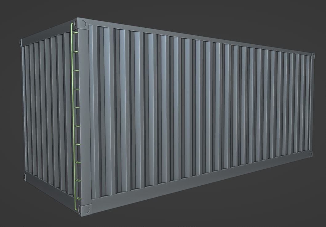 Container free 3D model | CGTrader