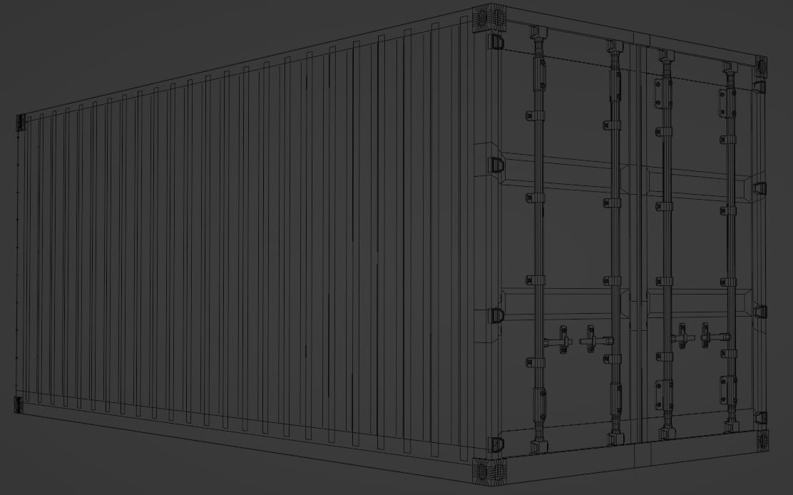 Container free 3D model | CGTrader