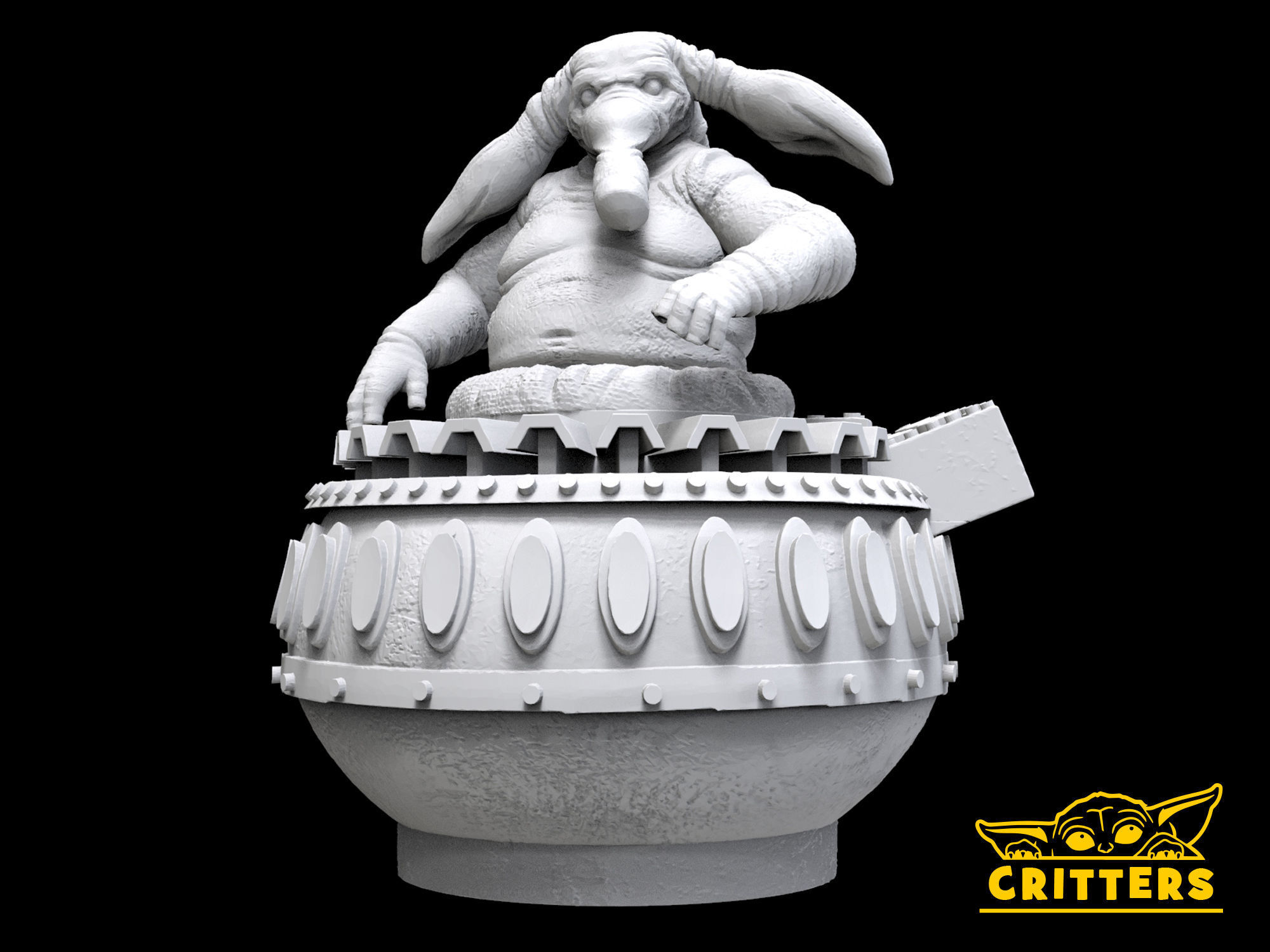 Max Rebo and his Jett Organ from Star Wars 3D model 3D printable | CGTrader