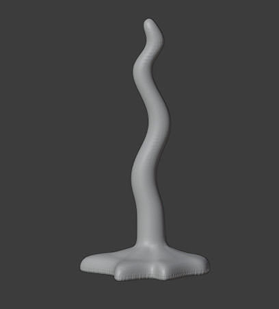 a canndle model snake 3D model | CGTrader