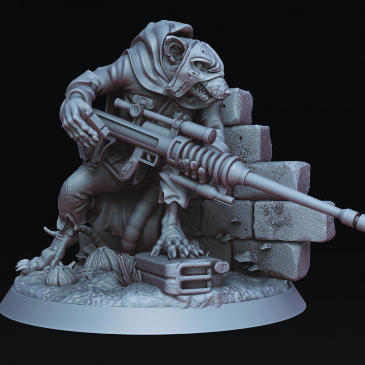 FANTASY WWII REICH RATMAN SNIPER VERSION 3D model 3D printable | CGTrader