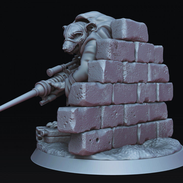 FANTASY WWII REICH RATMAN SNIPER VERSION 3D model 3D printable | CGTrader