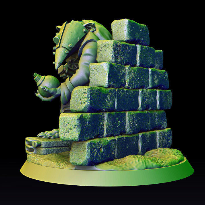 FANTASY WWII REICH RATMAN POISONER VERSION 3D model 3D printable | CGTrader