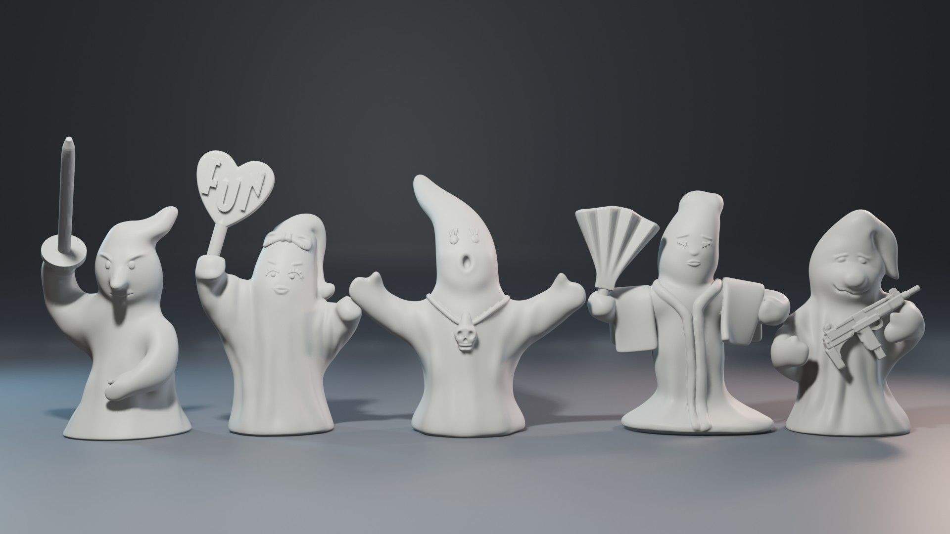 Kooky Spookys 3D model 3D printable | CGTrader