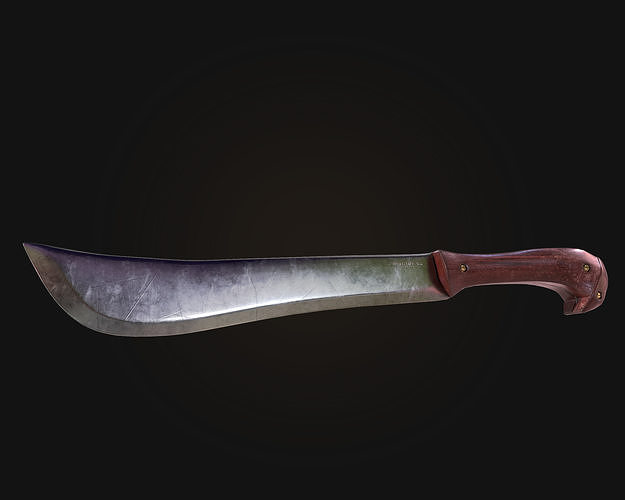 3D model Machete knife 3d model Game ready VR / AR / low-poly | CGTrader
