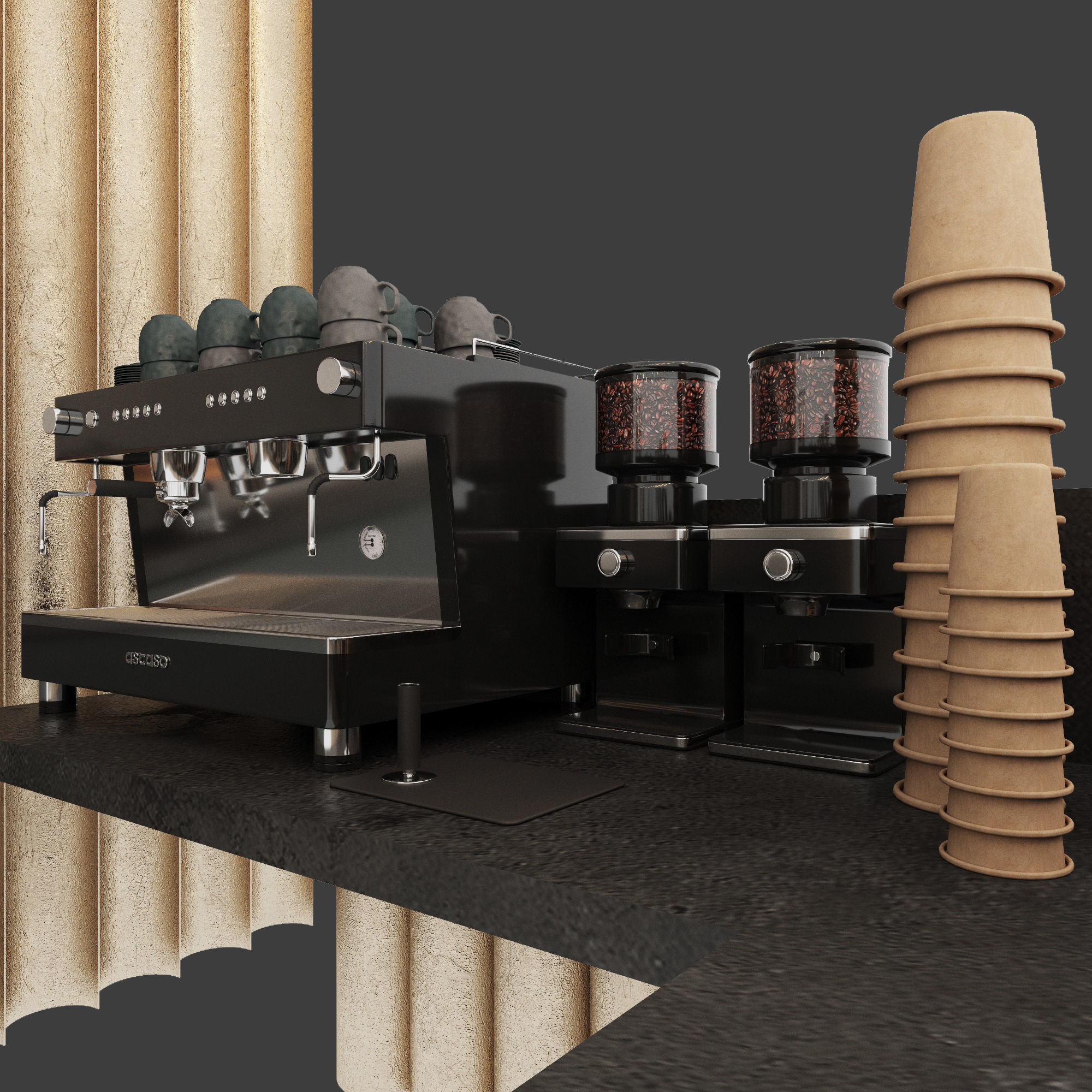 Coffee house 3D model | CGTrader