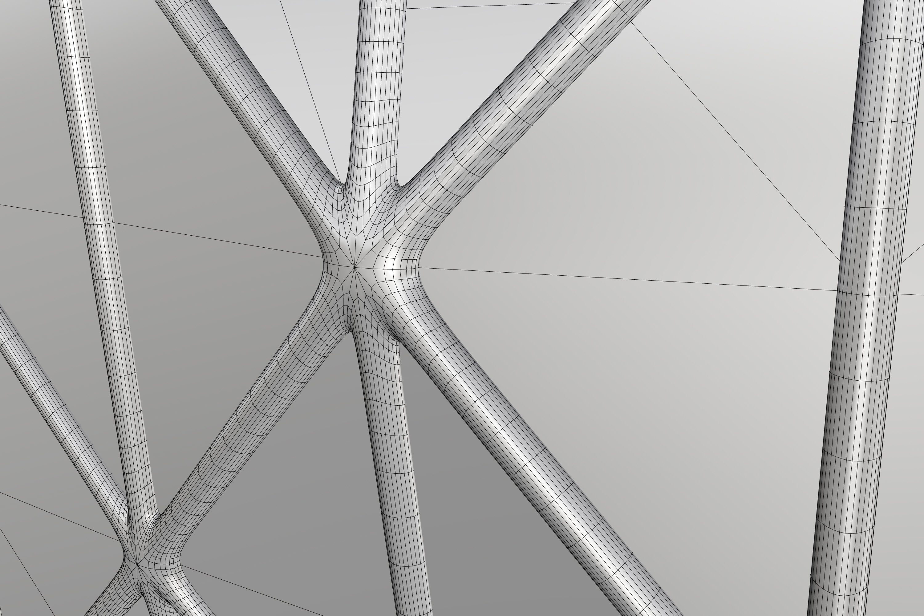 Polygonal Tower Crinkled Facade 3D model | CGTrader