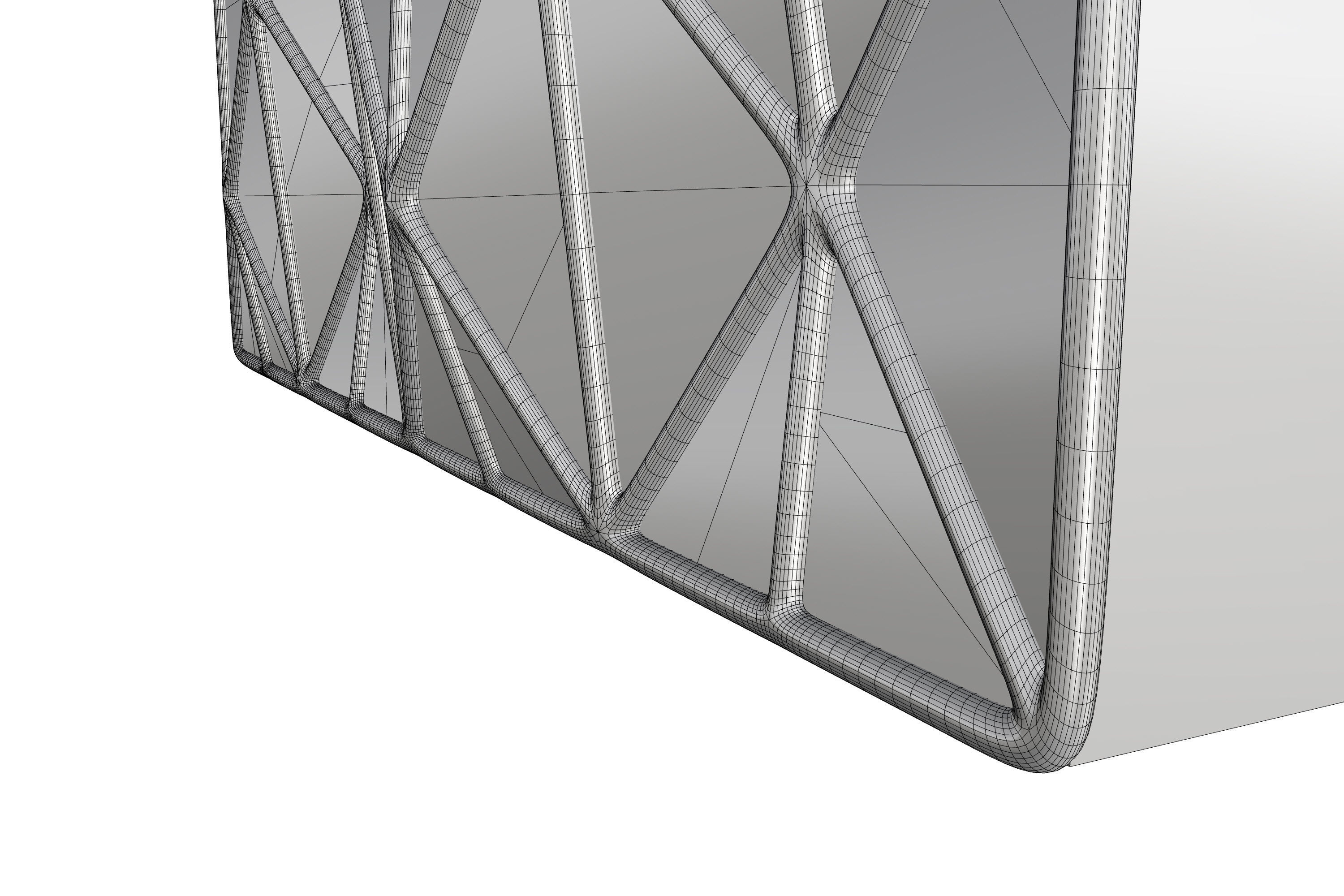 Polygonal Tower Crinkled Facade 3D model | CGTrader