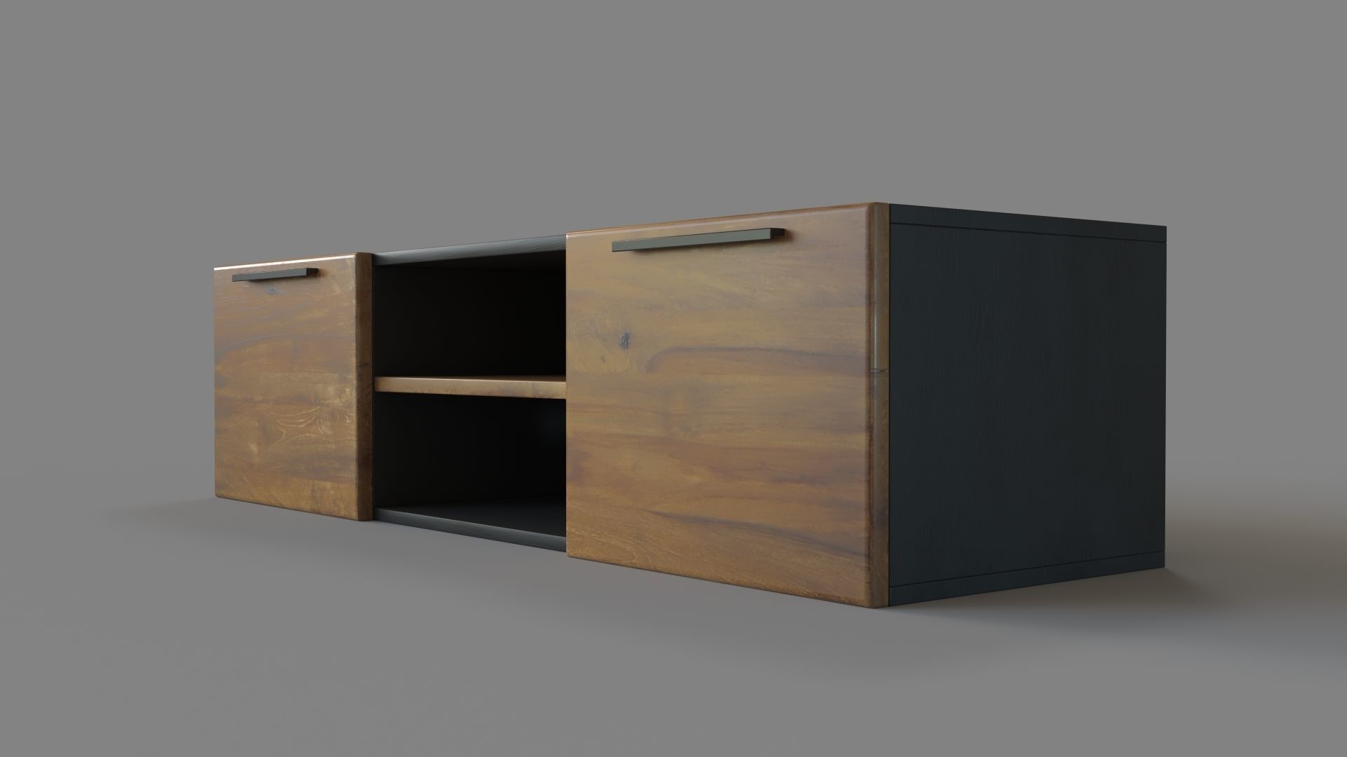 Rigby 55 Small Floating Media Console 3D model | CGTrader