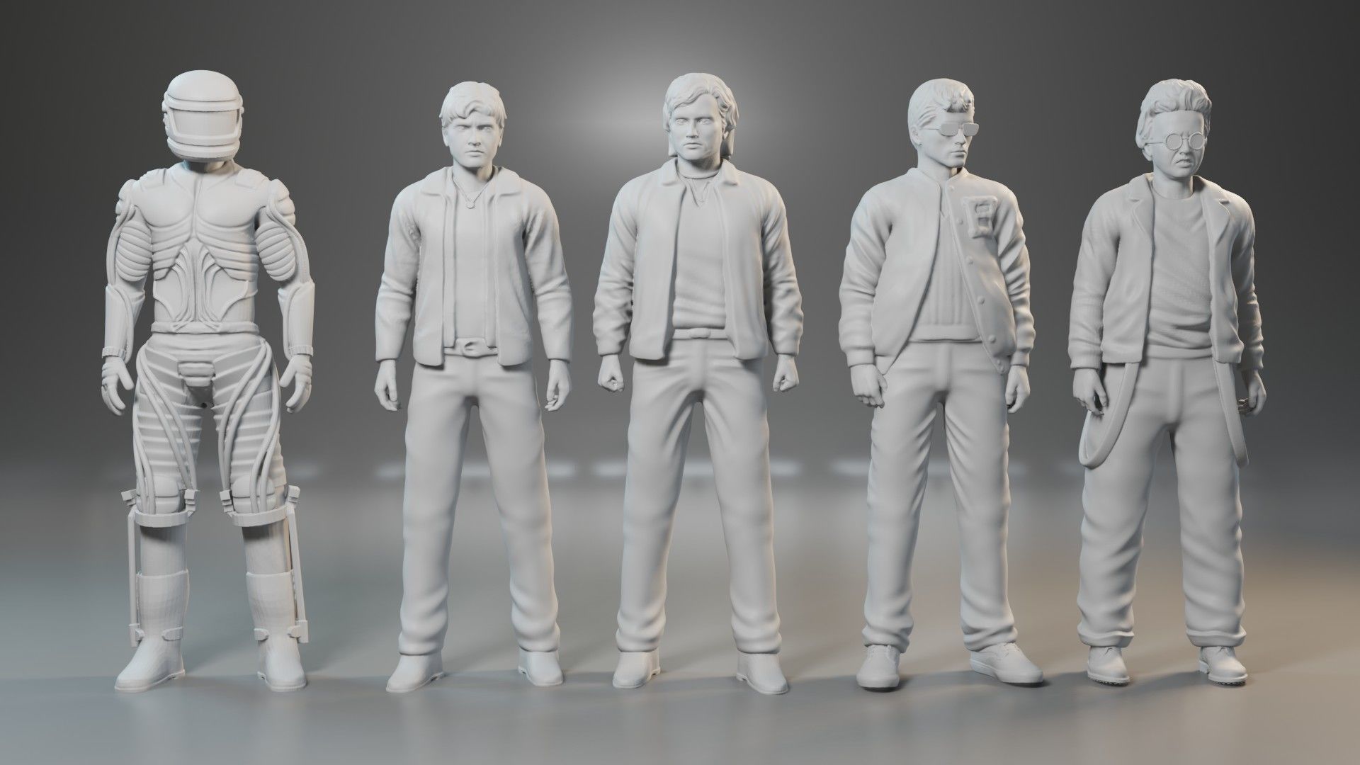 The Wraith group of figurines 3D model 3D printable | CGTrader