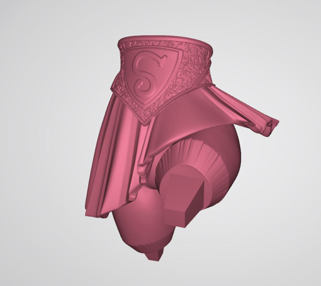 Supergirl Marvel 3D Model Ready to Print STL 3D model 3D printable ...