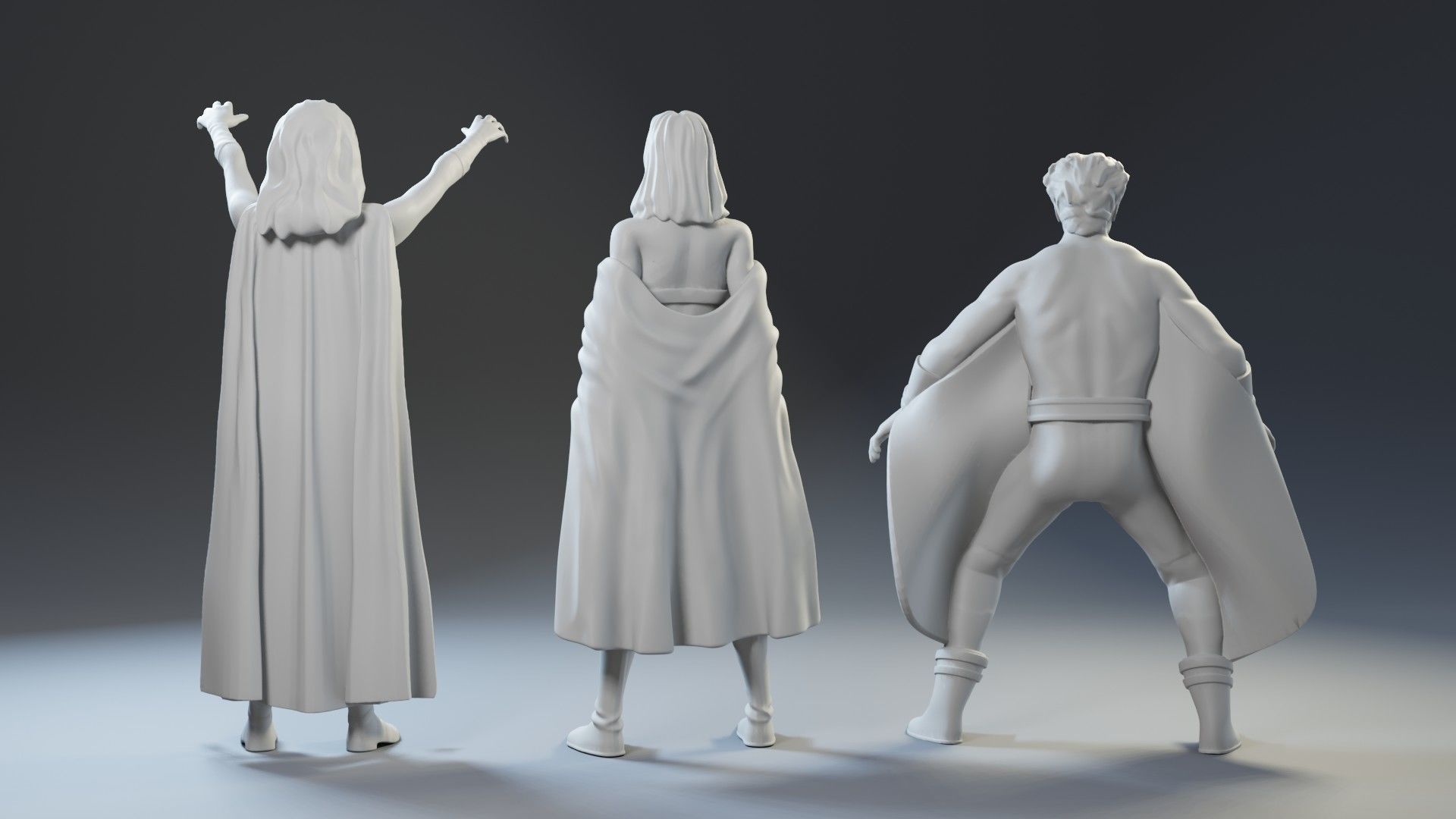 X-Men Characters 3D model 3D printable | CGTrader