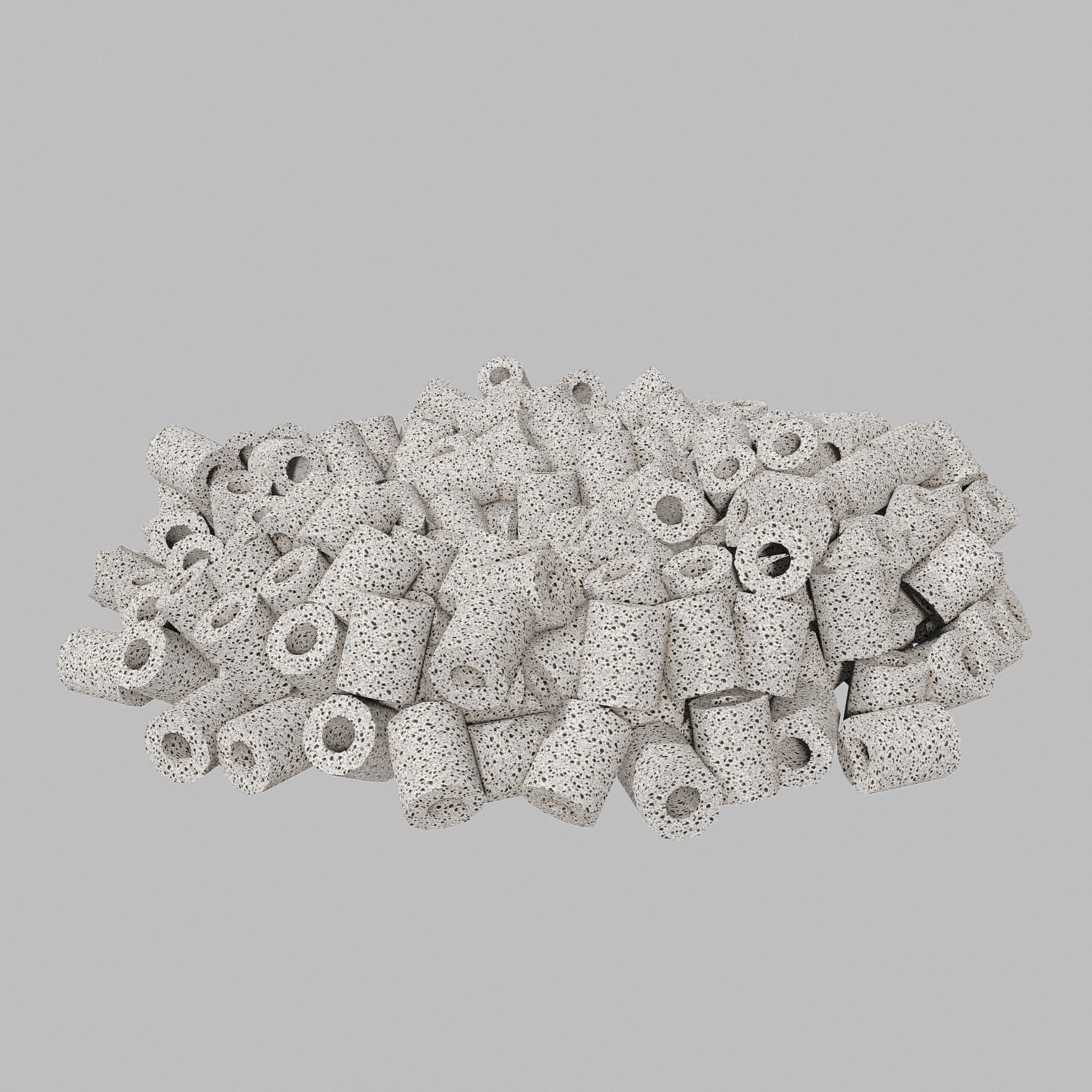 Biotubes pile of gravel 3D model | CGTrader