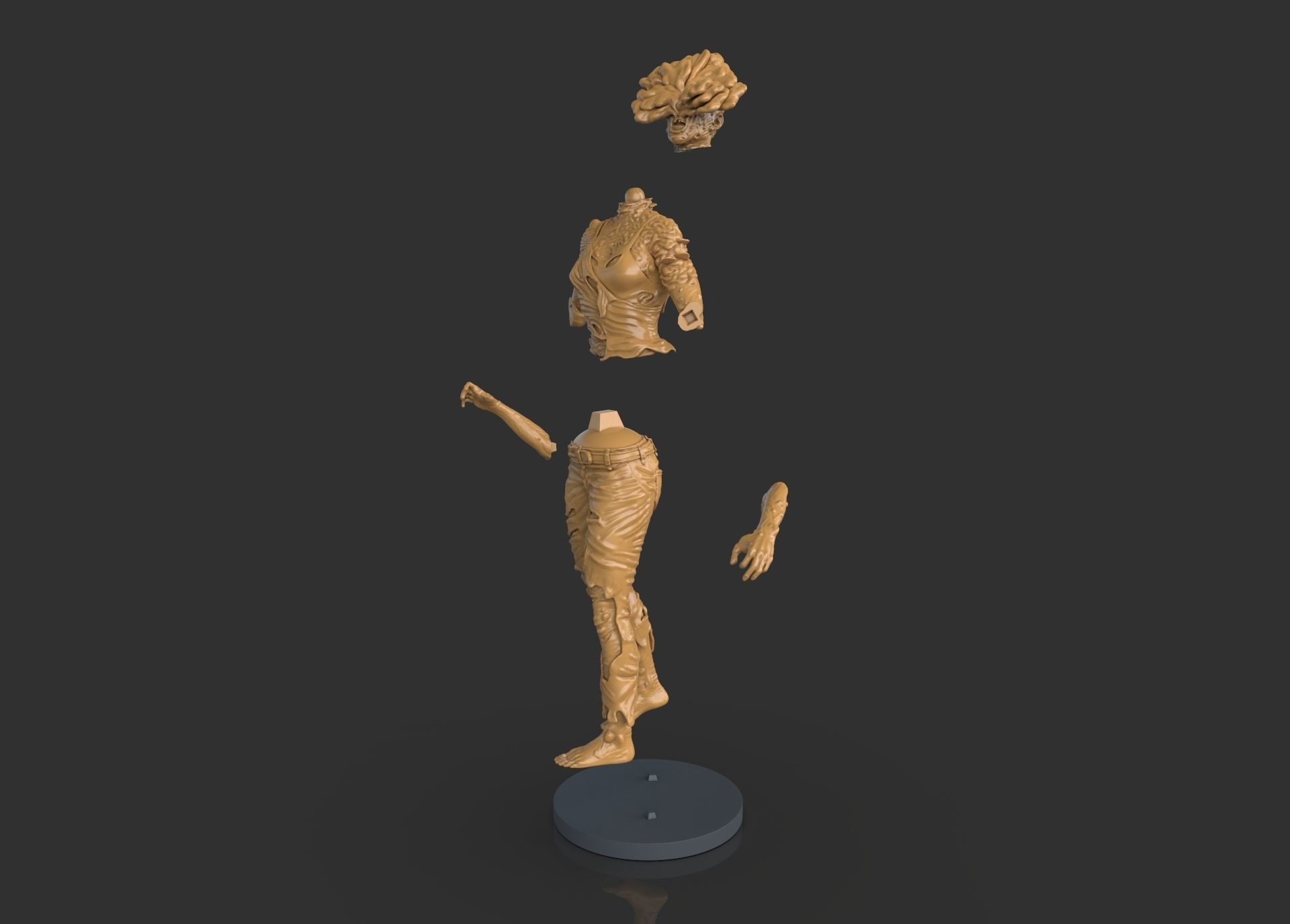 Female Clicker Sculpture 3D model 3D printable | CGTrader