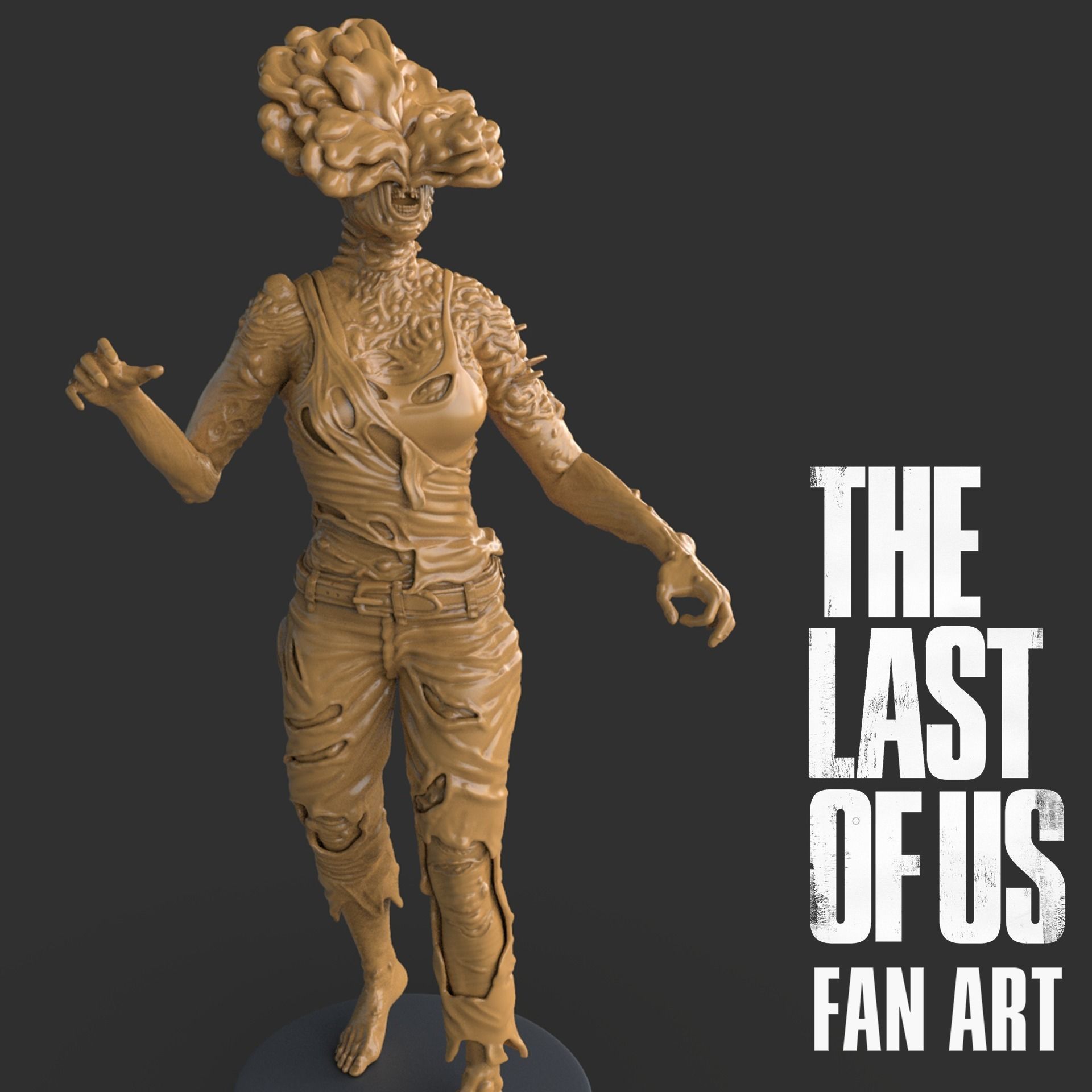 Female Clicker Sculpture 3D model 3D printable | CGTrader