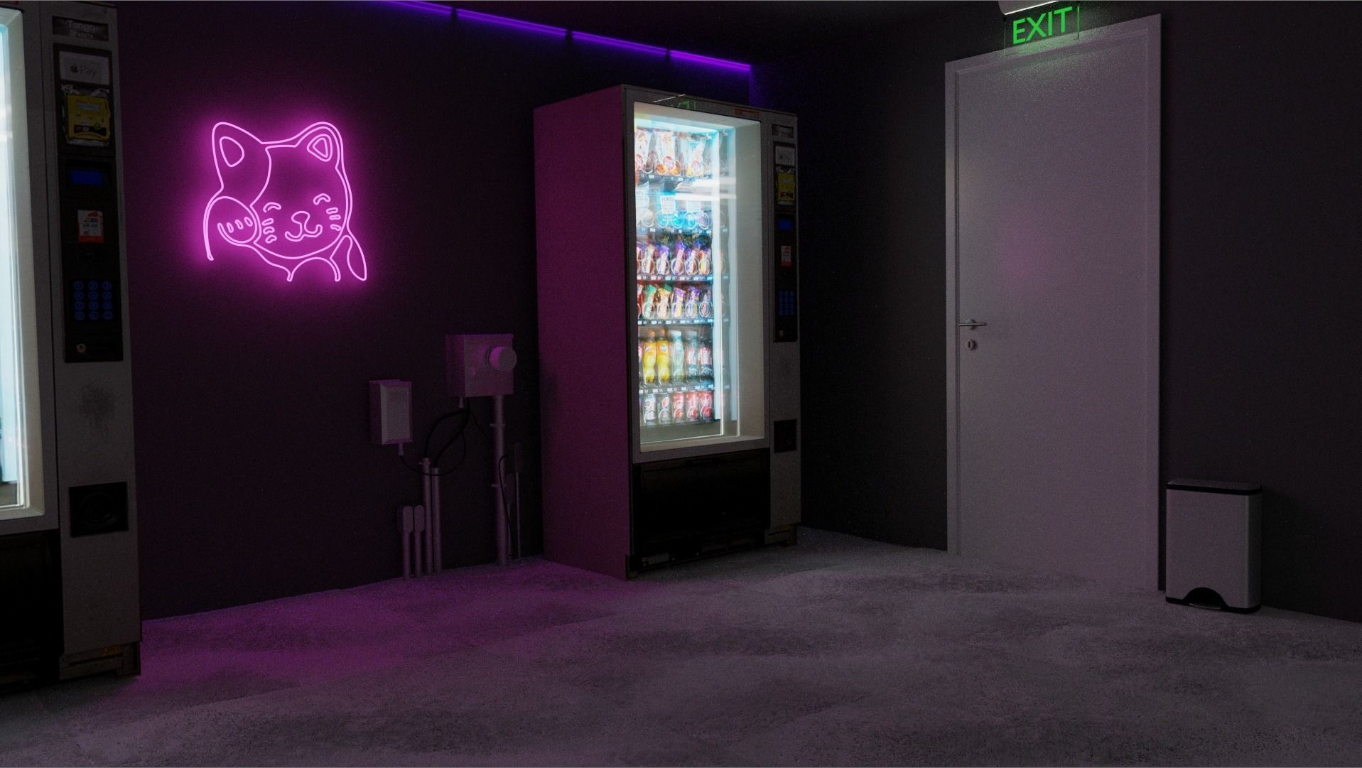 3D model Vending room VR / AR / low-poly | CGTrader