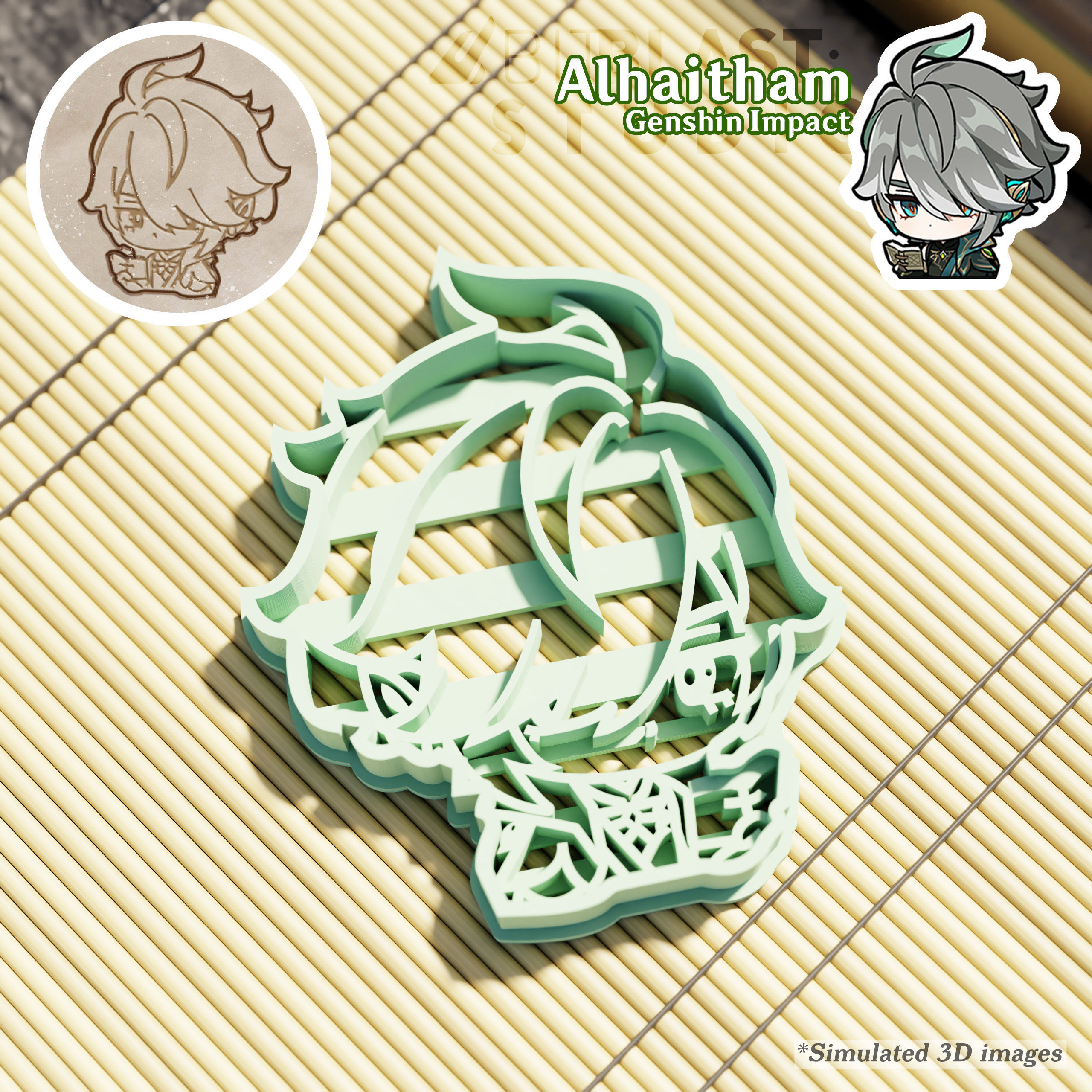 Genshin Impact Cookie Cutters Pack 2 3D model 3D printable | CGTrader