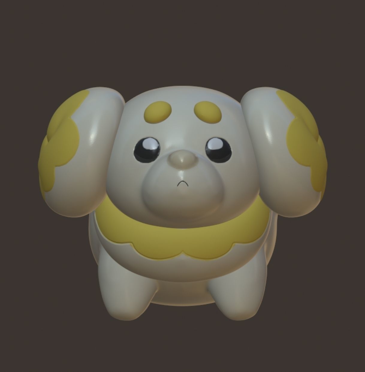 Fidough Pokemon 3D model 3D printable | CGTrader