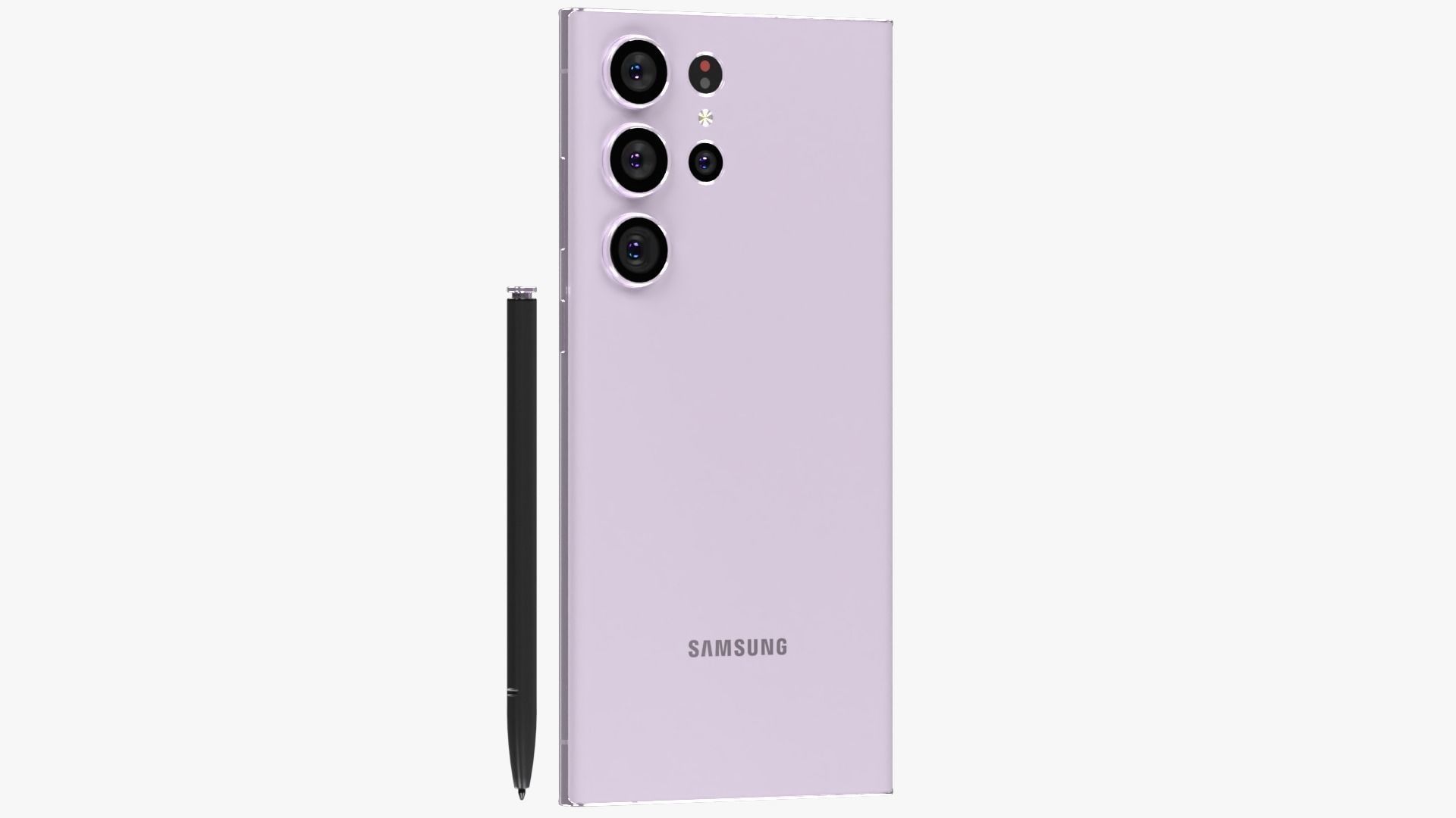Samsung Galaxy S23 Ultra Lavender 3D model | CGTrader