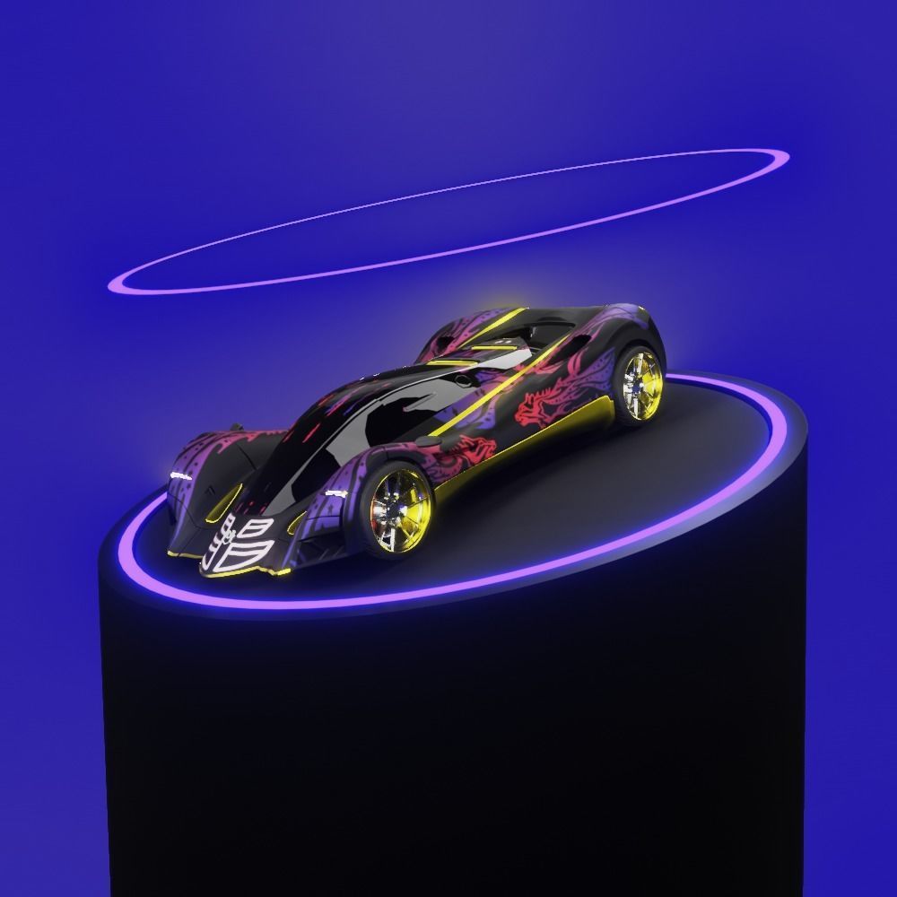 Graffiti texture 36 car pack 3D model | CGTrader