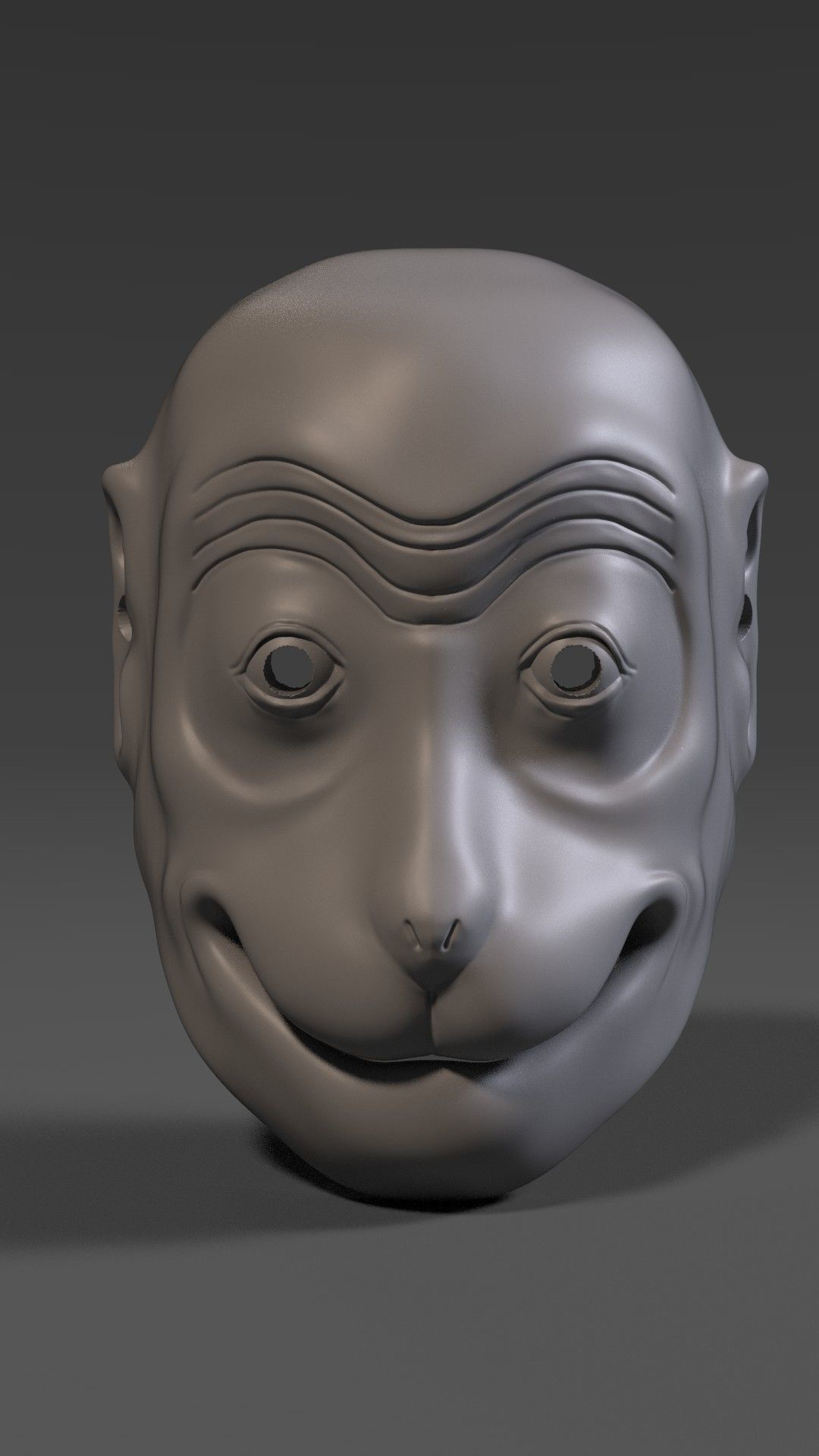 Soru mokey japanese mask 3D model 3D printable | CGTrader