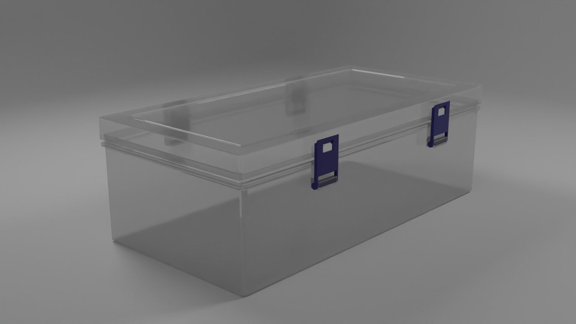 3D model Transparent plastic container VR / AR / low-poly | CGTrader