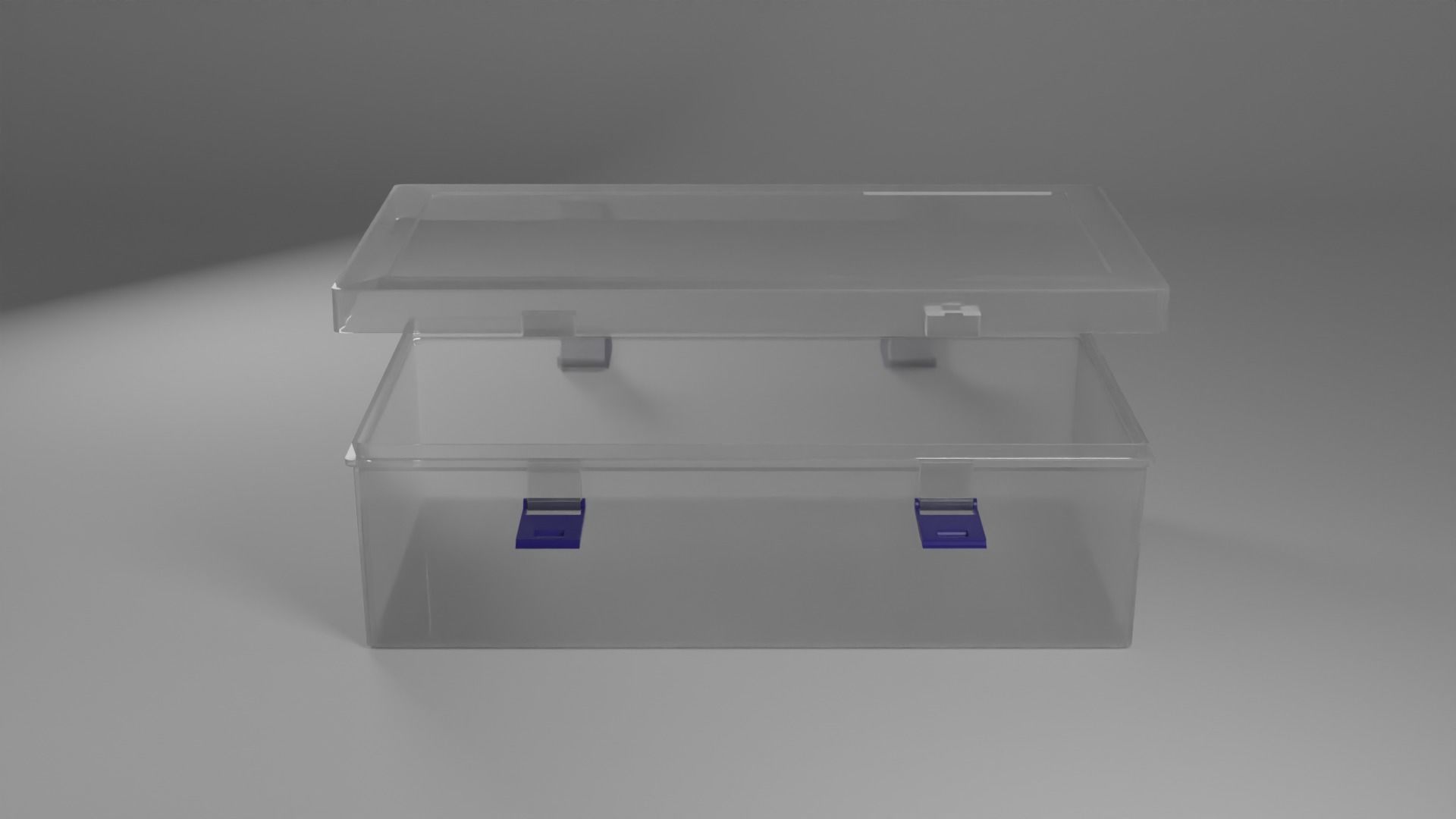 3D model Transparent plastic container VR / AR / low-poly | CGTrader