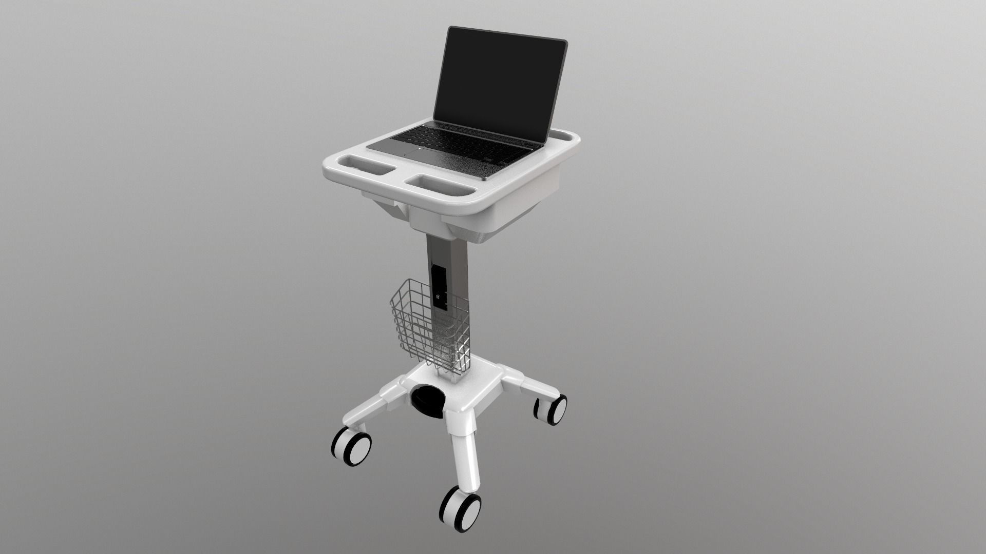 3D model Mobile Laptop Cart VR / AR / low-poly | CGTrader