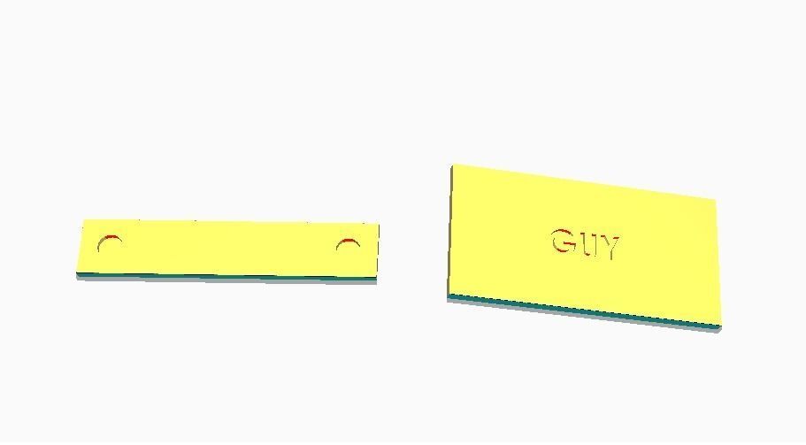 Free Guy Movie Cosplay Name Tag STL free 3D model 3D printable | CGTrader
