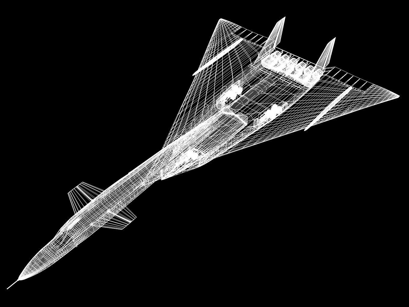 North American XB70 Valkyrie 3D model | CGTrader