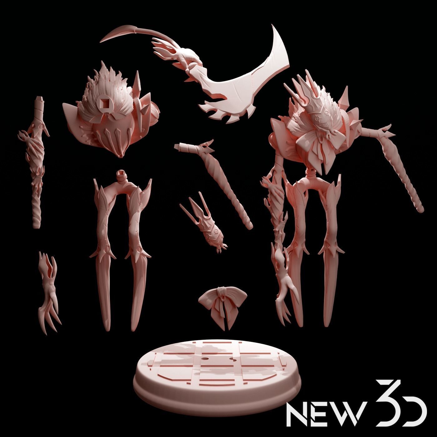 Fiddlesticks nemesis estelar 3D model 3D printable | CGTrader